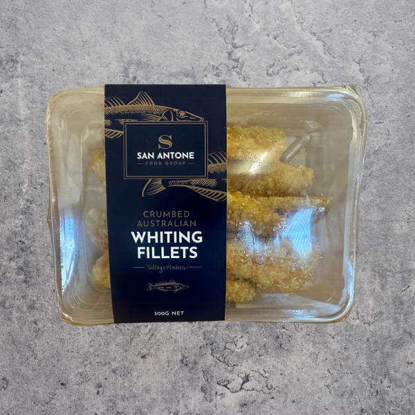 Queensland Wild Caught Whiting - Crumbed 300gm (FROZEN) – The Fishwives ...