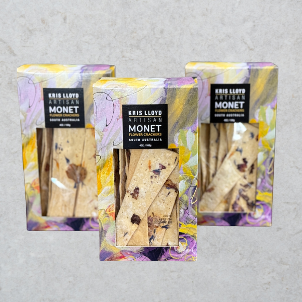 Monet Crackers 100gm - Kris Lloyd Artisan – The Fishwives Singapore